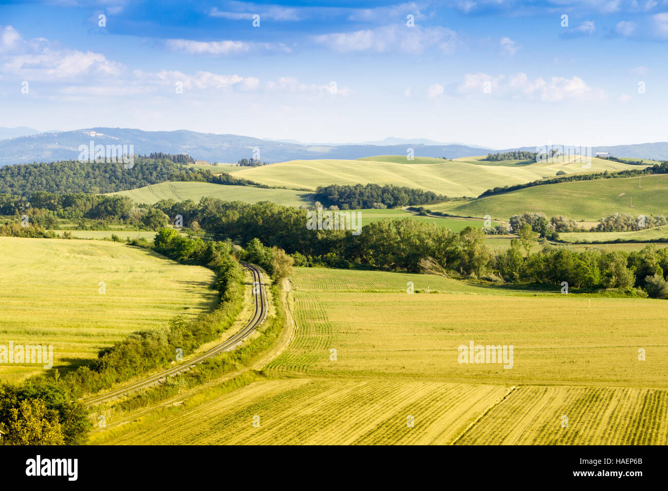 Crete senesi railway hi-res stock photography and images - Alamy
