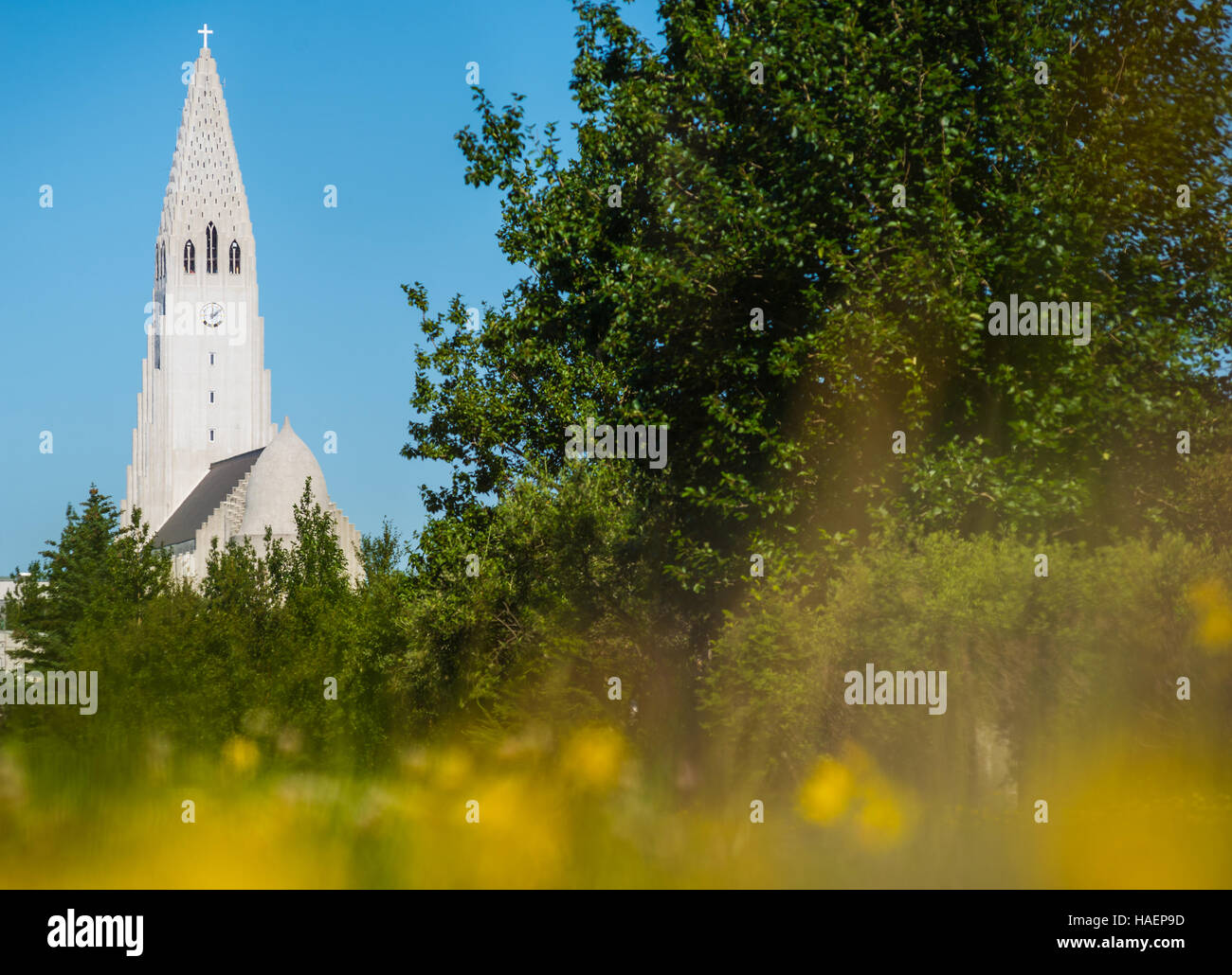 Photo of Hallgrim church in Reykjavik, Iceland Stock Photo - Alamy