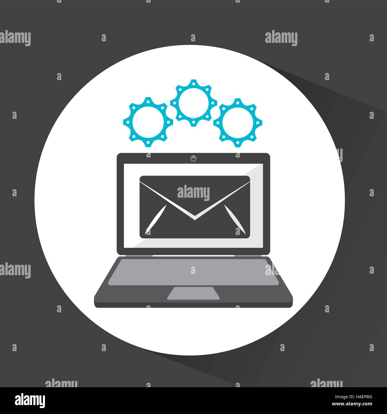 computer security email social network concept vector illustration eps ...