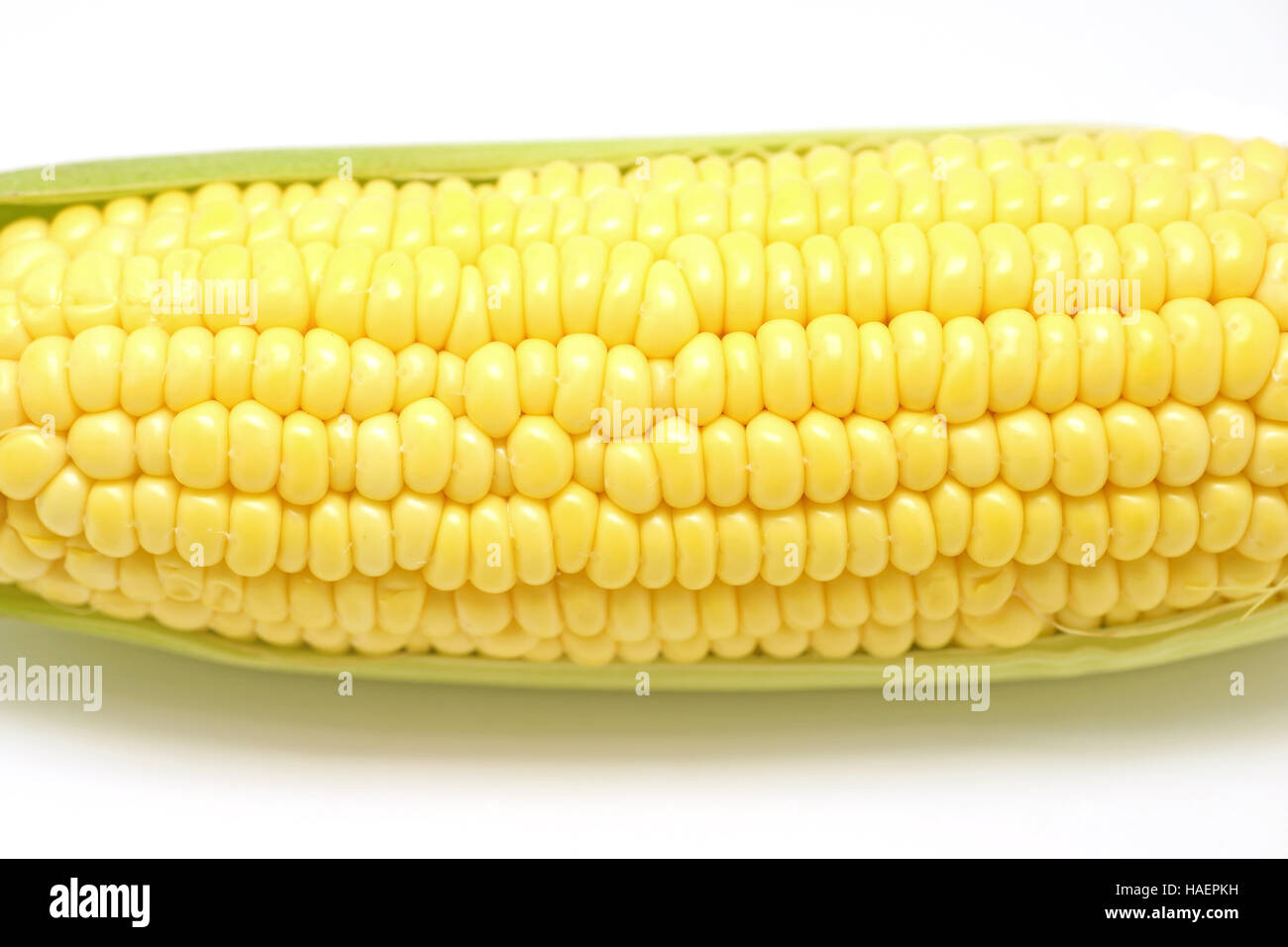 closeup of sweet corns isolated on white background Stock Photo - Alamy