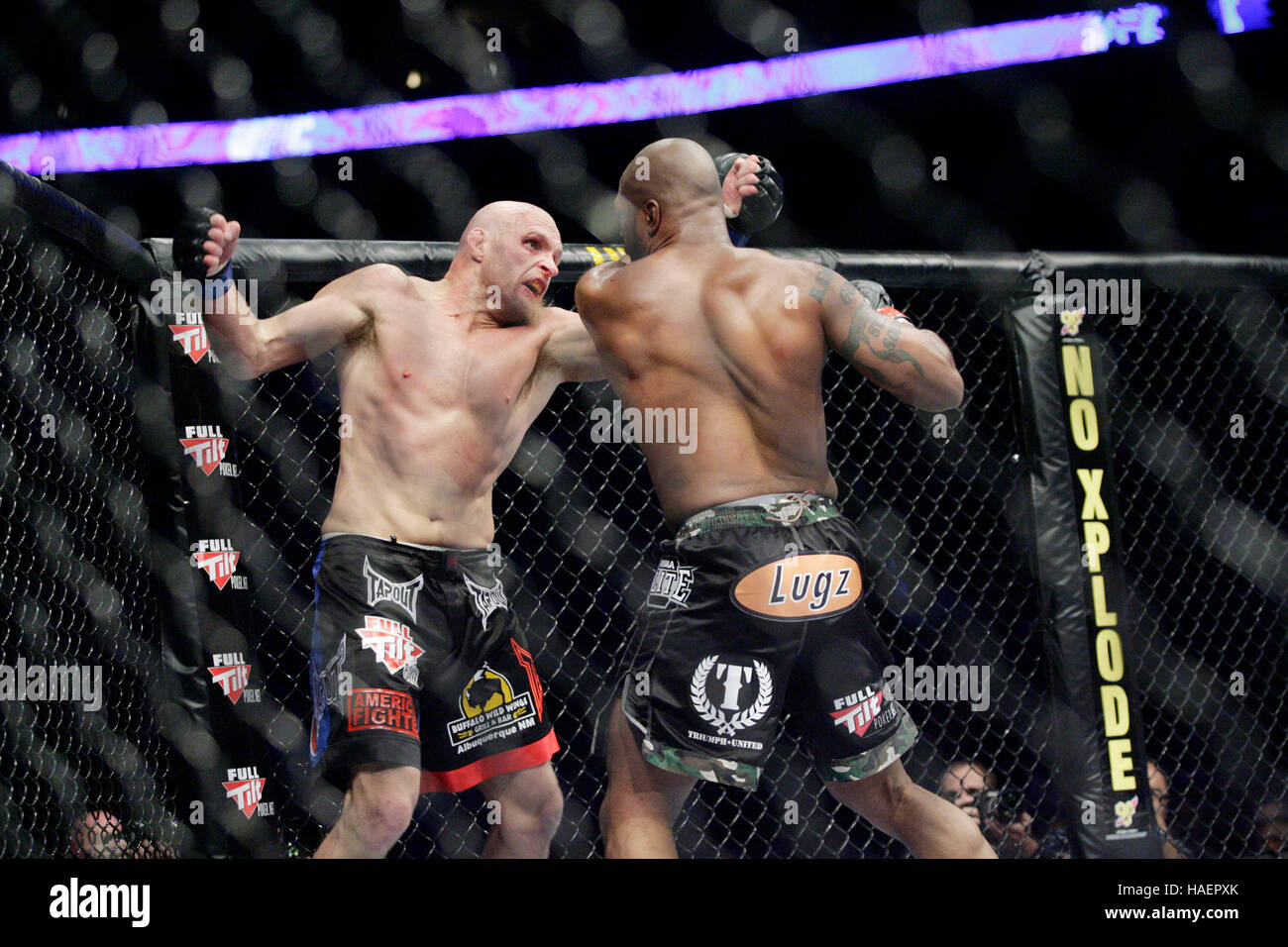 Quinton 'Rampage" Jackson, right, fights Keith Jardine during UFC 96 at ...