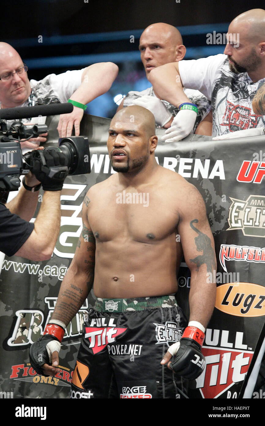 Quinton 'Rampage" Jackson before his fight with Keith Jardine during ...