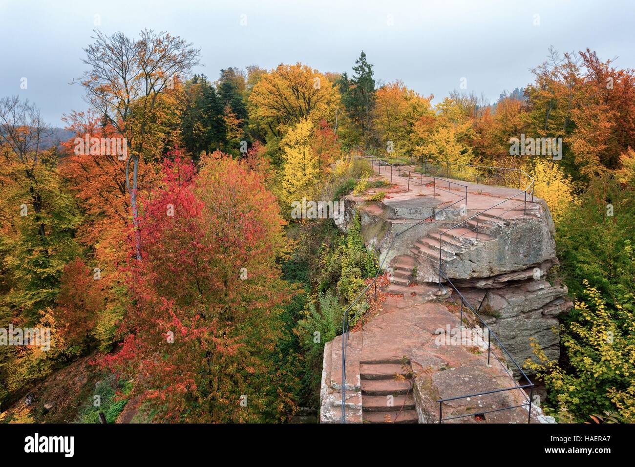 ALSACE CASTLE ROUTE, BAS-RHIN (67), FRANCE Stock Photo - Alamy
