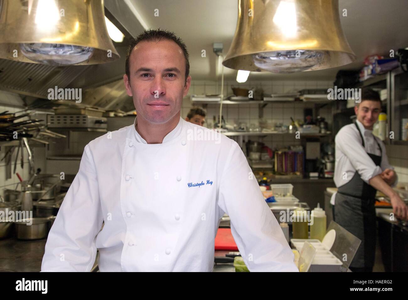 CHRISTOPHE HAY, HEAD CHEF AT THE MICHELIN-STARRED RESTAURANT LA MAISON ...