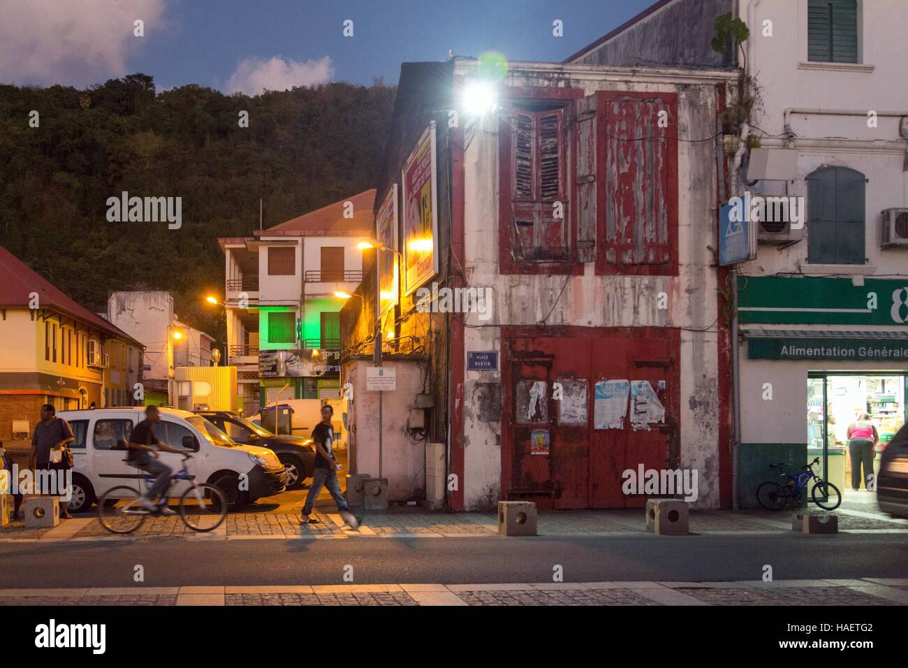 ILLUSTRATION OF MARTINIQUE, FRENCH ANTILLES, FRANCE Stock Photo - Alamy