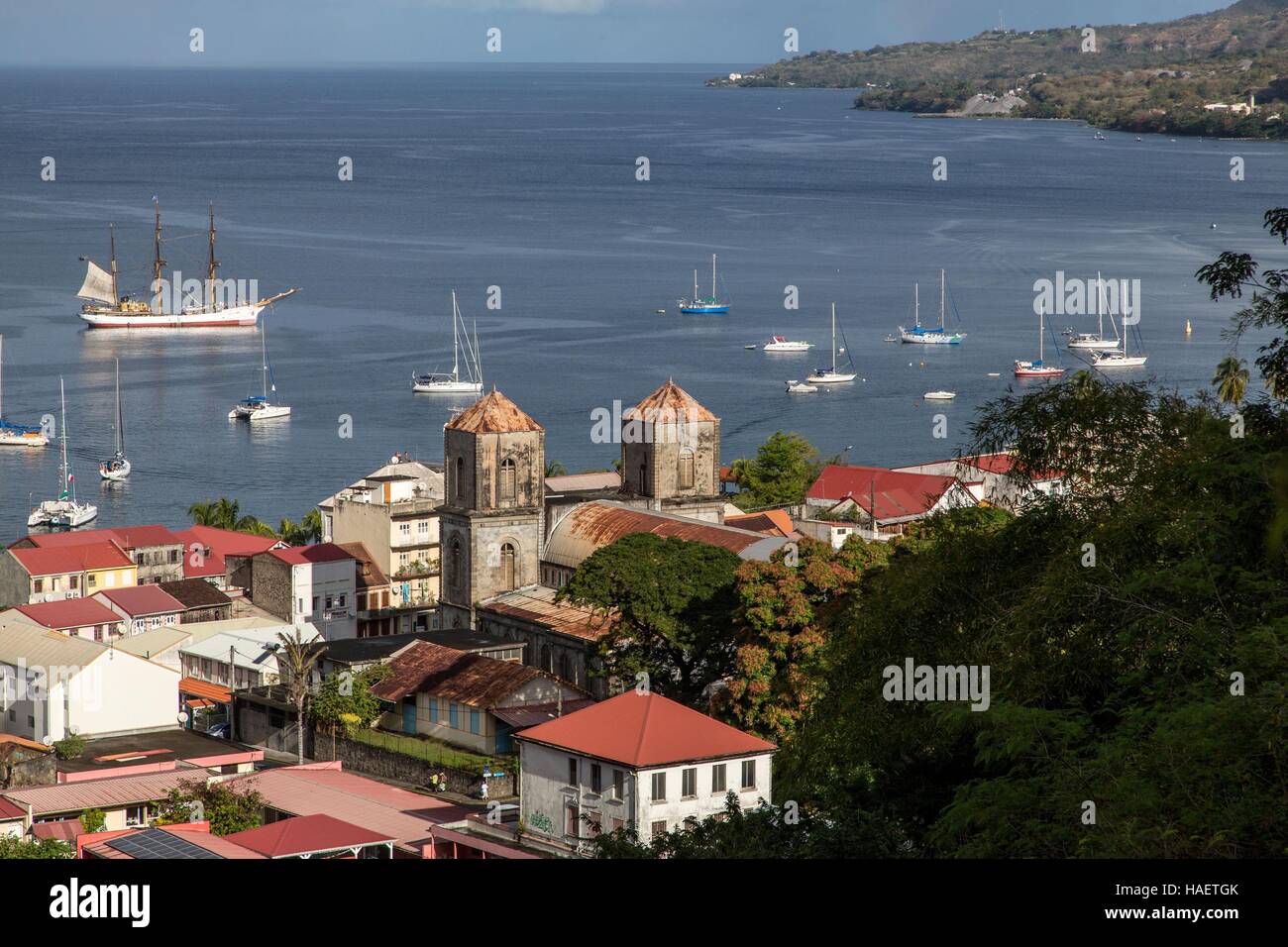 ILLUSTRATION OF MARTINIQUE, FRENCH ANTILLES, FRANCE Stock Photo - Alamy