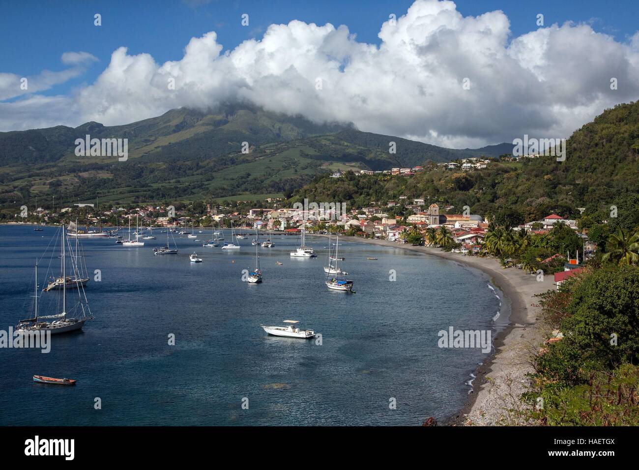 ILLUSTRATION OF MARTINIQUE, FRENCH ANTILLES, FRANCE Stock Photo - Alamy