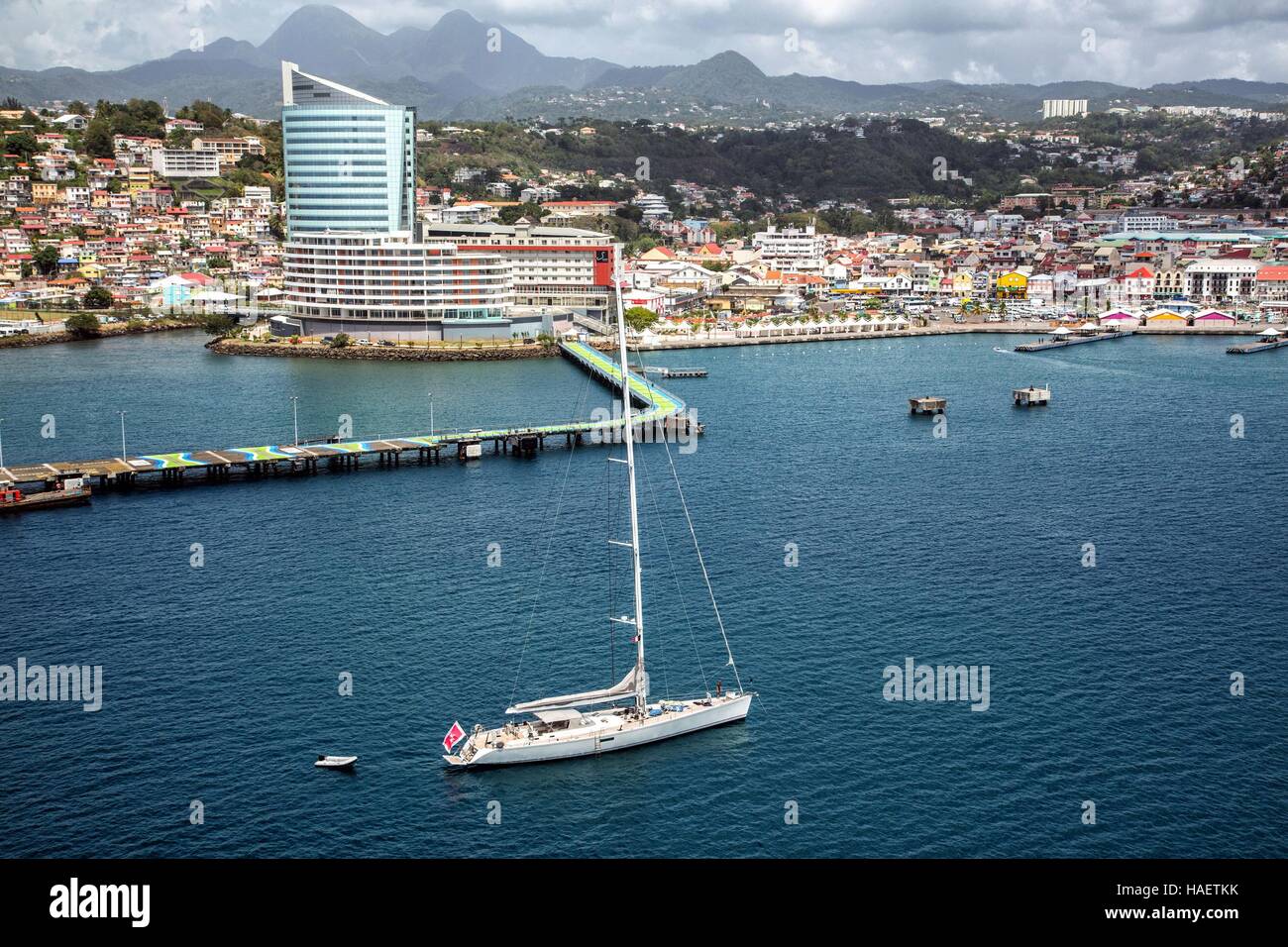 ILLUSTRATION OF MARTINIQUE, FRENCH ANTILLES, FRANCE Stock Photo - Alamy