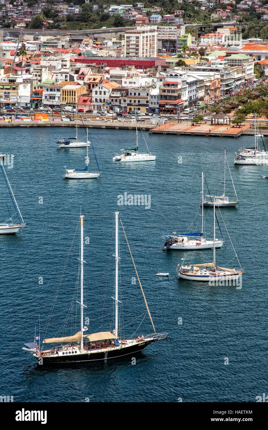 ILLUSTRATION OF MARTINIQUE, FRENCH ANTILLES, FRANCE Stock Photo - Alamy