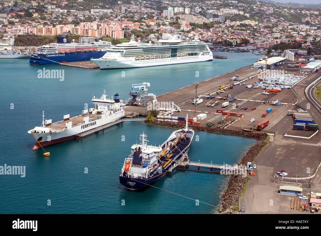 ILLUSTRATION OF MARTINIQUE, FRENCH ANTILLES, FRANCE Stock Photo - Alamy