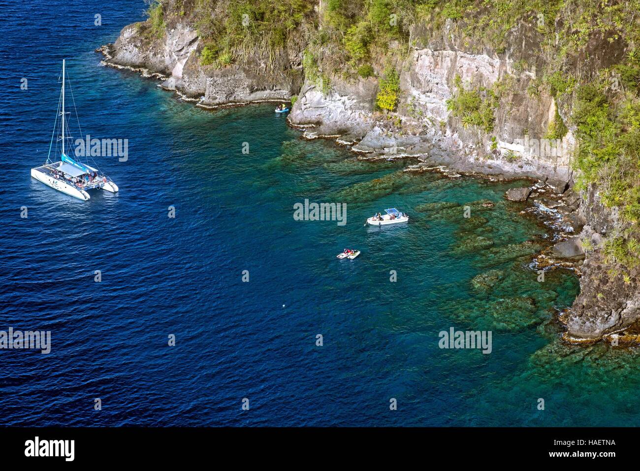 ILLUSTRATION OF MARTINIQUE, FRENCH ANTILLES, FRANCE Stock Photo - Alamy
