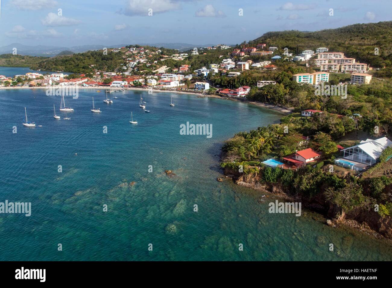 ILLUSTRATION OF MARTINIQUE, FRENCH ANTILLES, FRANCE Stock Photo - Alamy