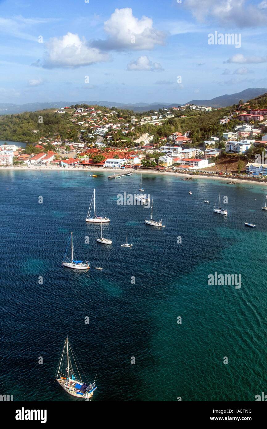 ILLUSTRATION OF MARTINIQUE, FRENCH ANTILLES, FRANCE Stock Photo - Alamy