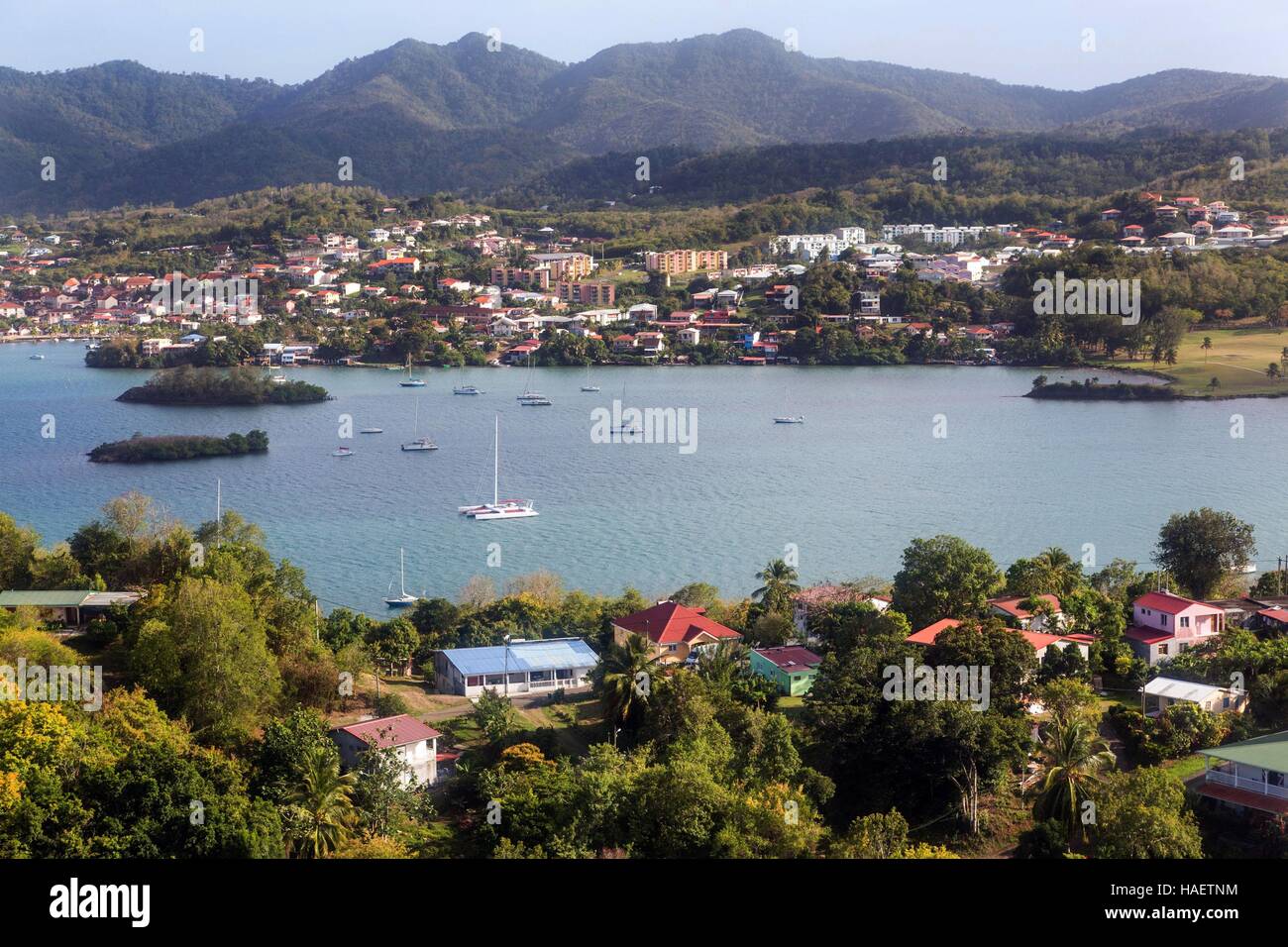 ILLUSTRATION OF MARTINIQUE, FRENCH ANTILLES, FRANCE Stock Photo - Alamy