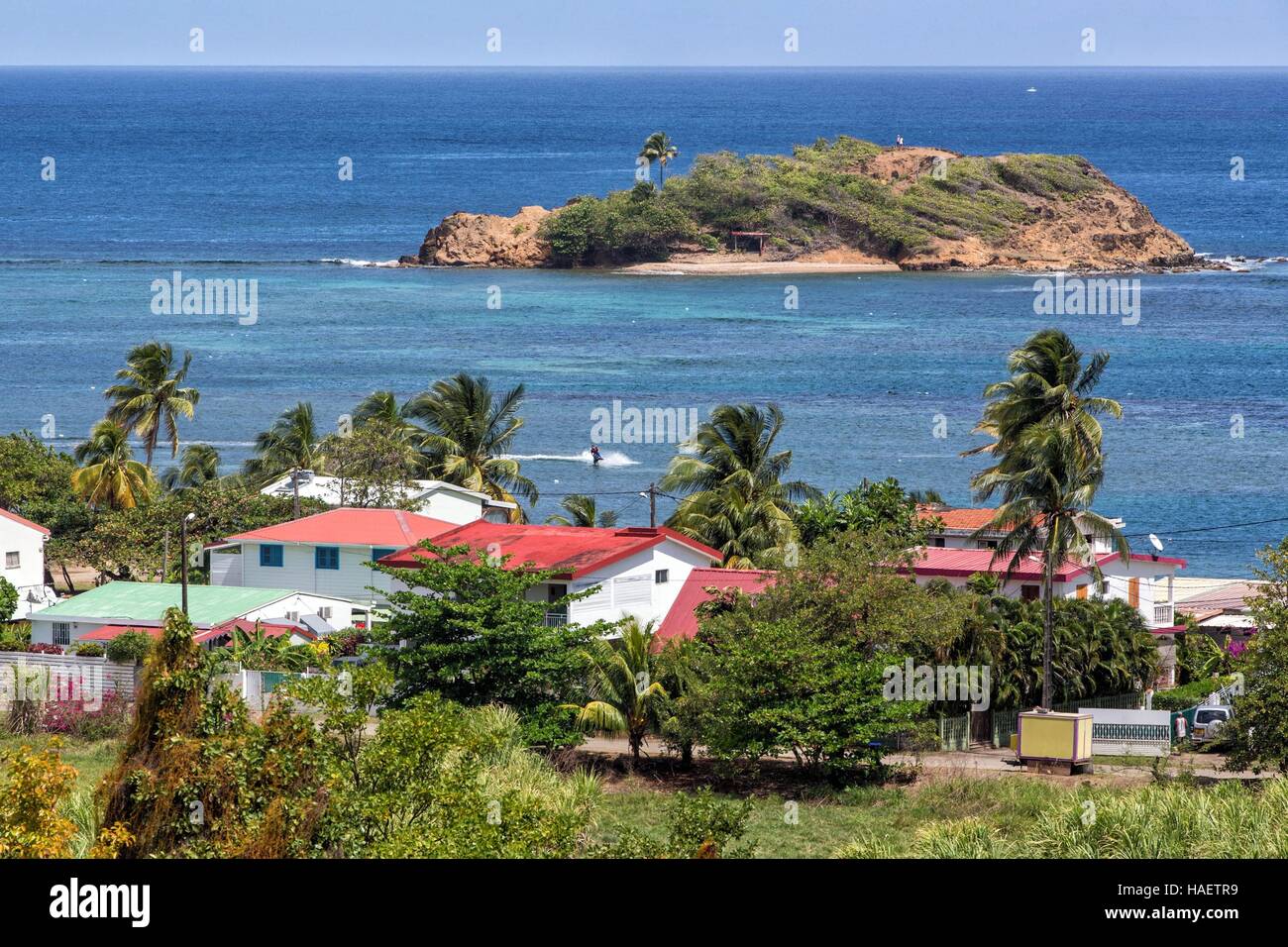 ILLUSTRATION OF MARTINIQUE, FRENCH ANTILLES, FRANCE Stock Photo - Alamy