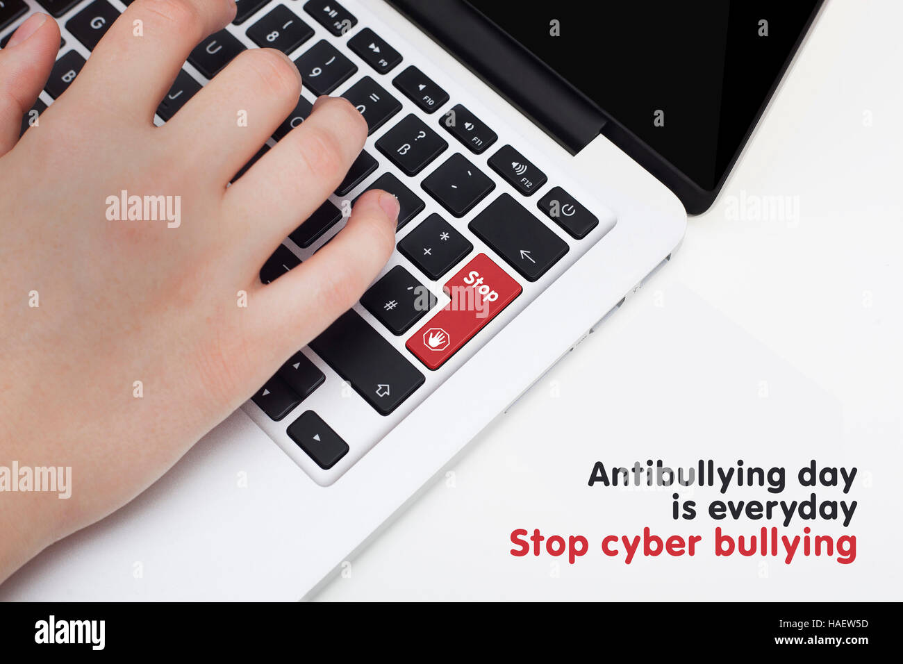Stop cyber bullying hi-res stock photography and images - Alamy