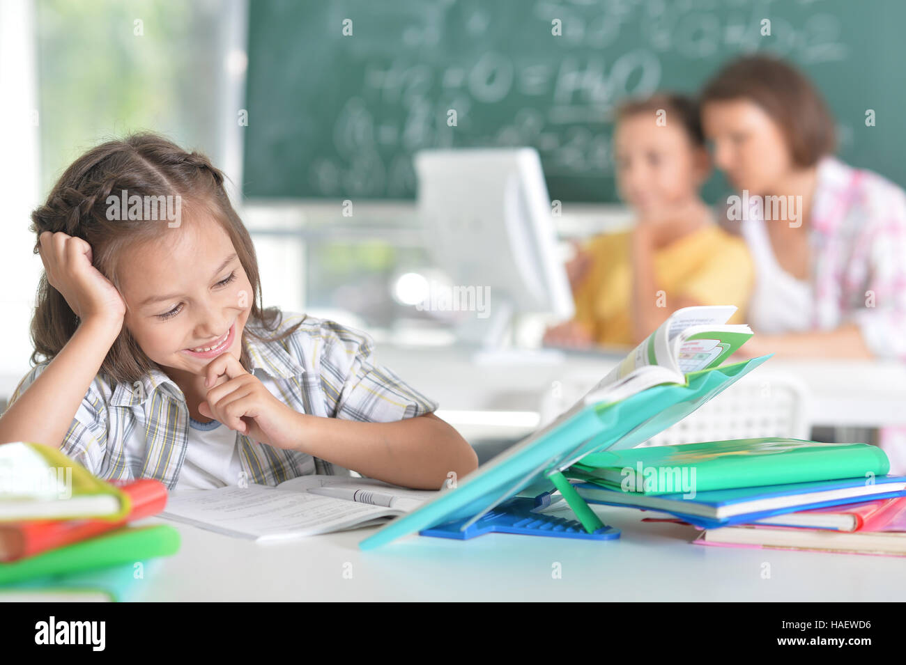 children at school in the classroom Stock Photo - Alamy