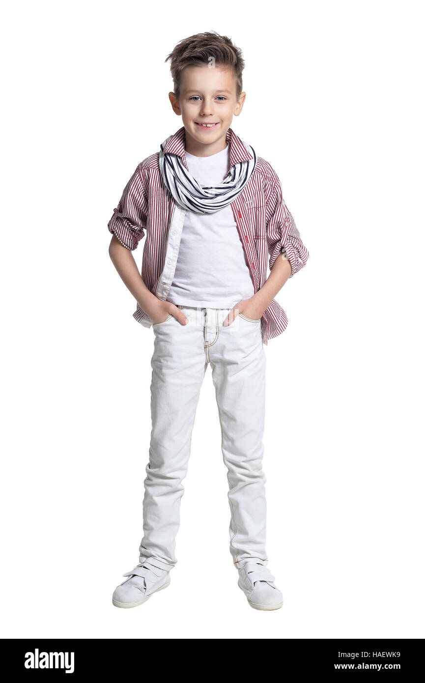 Confident little boy Stock Photo - Alamy