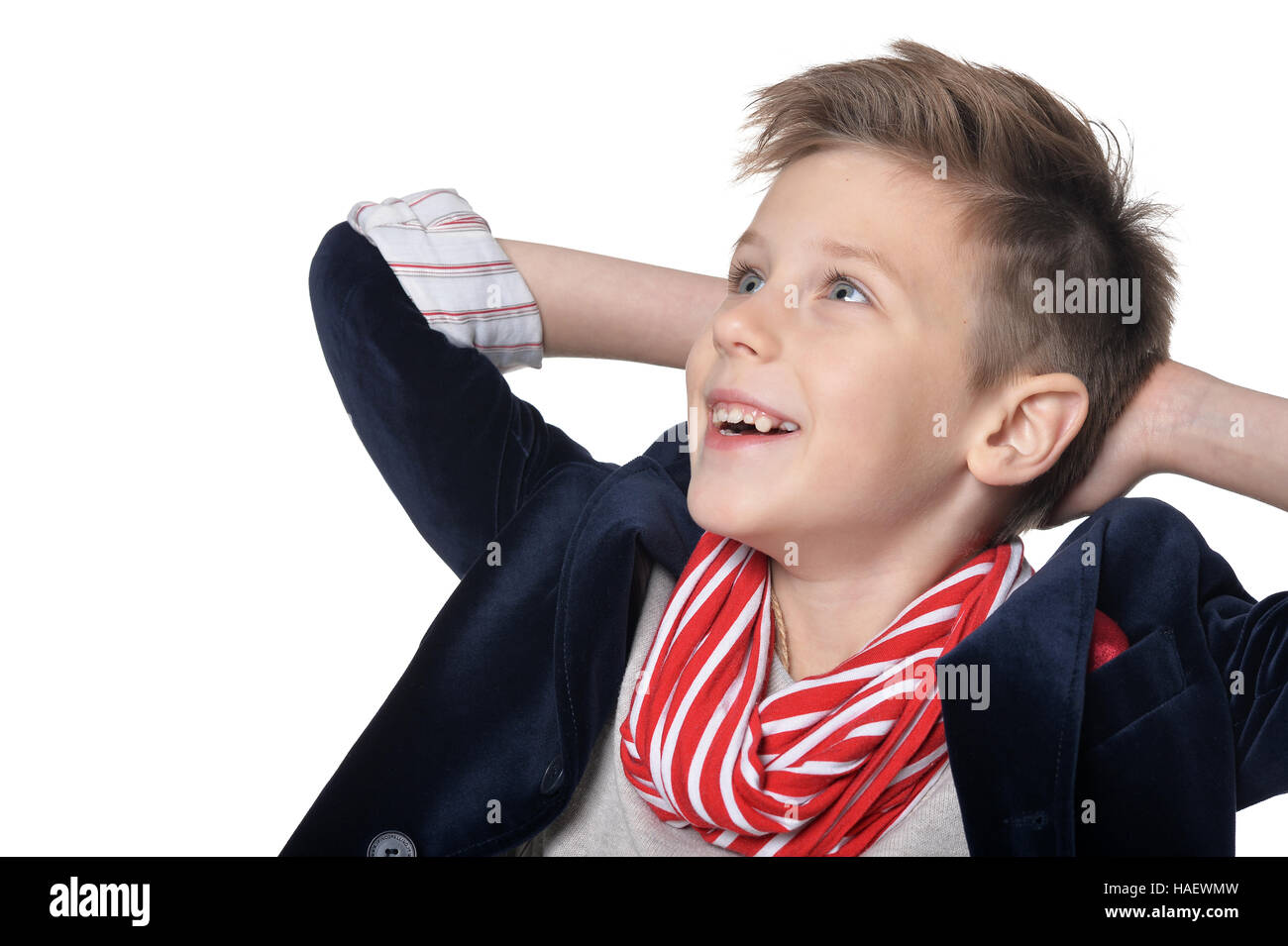 Smiling little boy Stock Photo - Alamy