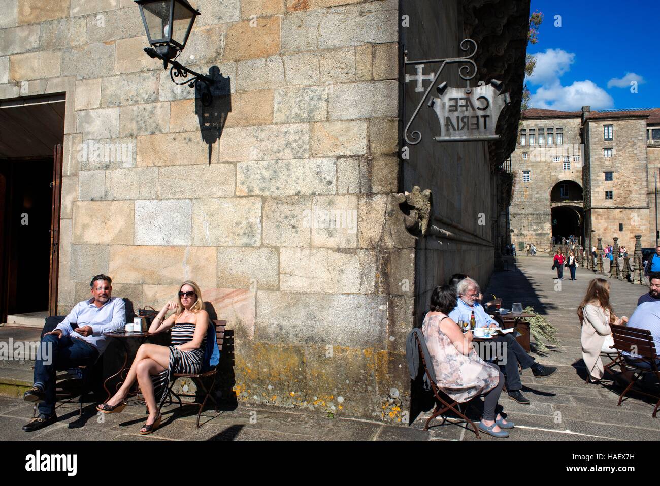 Obradoiro Square, Old Town, Santiago de Compostela, UNESCO World ...