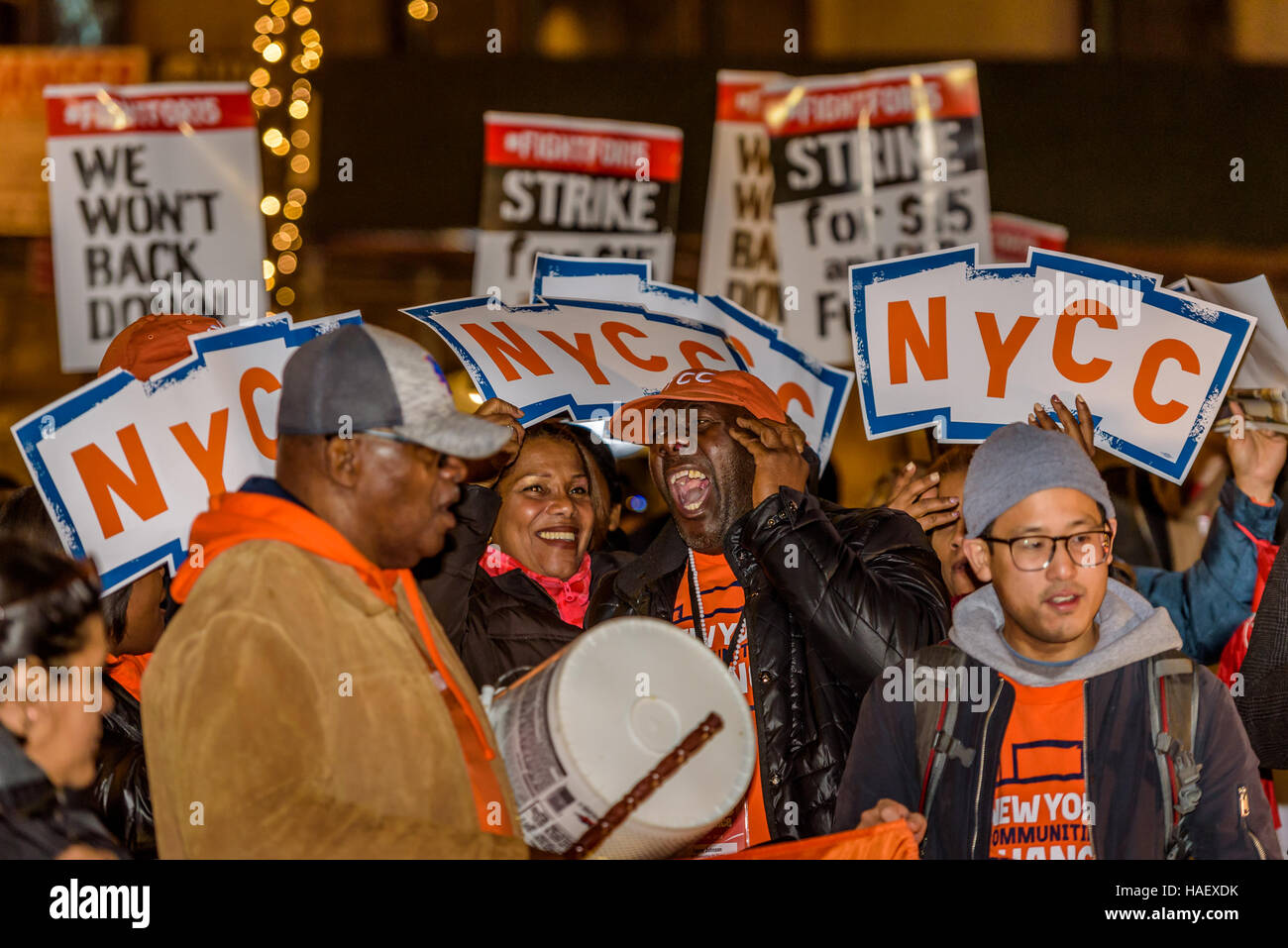 New York, United States. 28th Nov, 2016. On the four-year anniversary ...