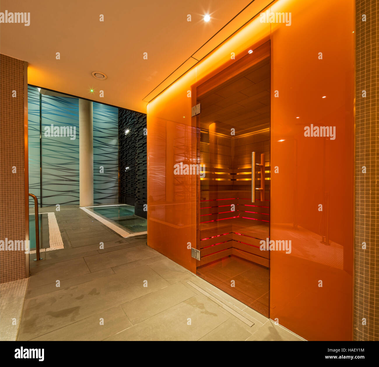 Sauna and swimming pool hi-res stock photography and images - Alamy