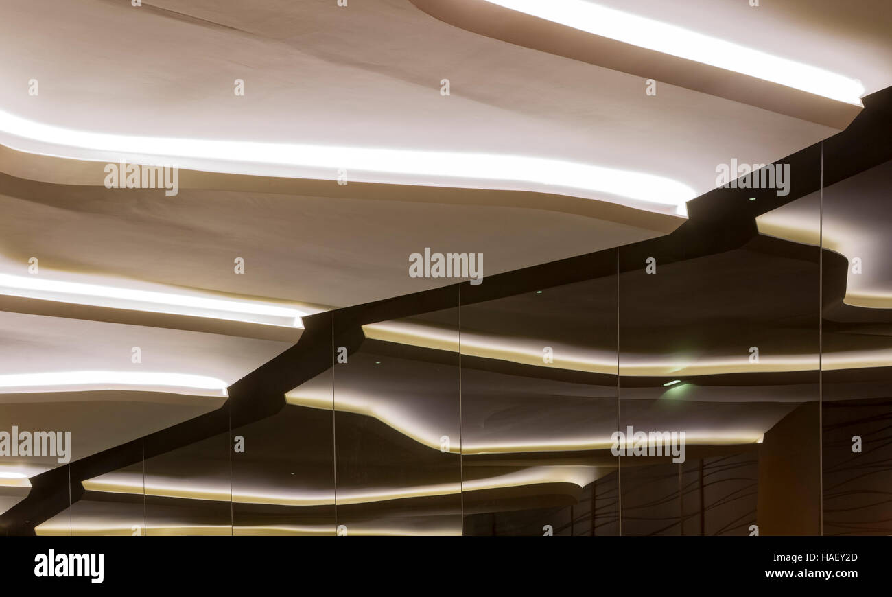 Swimming pool ceiling. Canaletto Apartments, London, United Kingdom ...