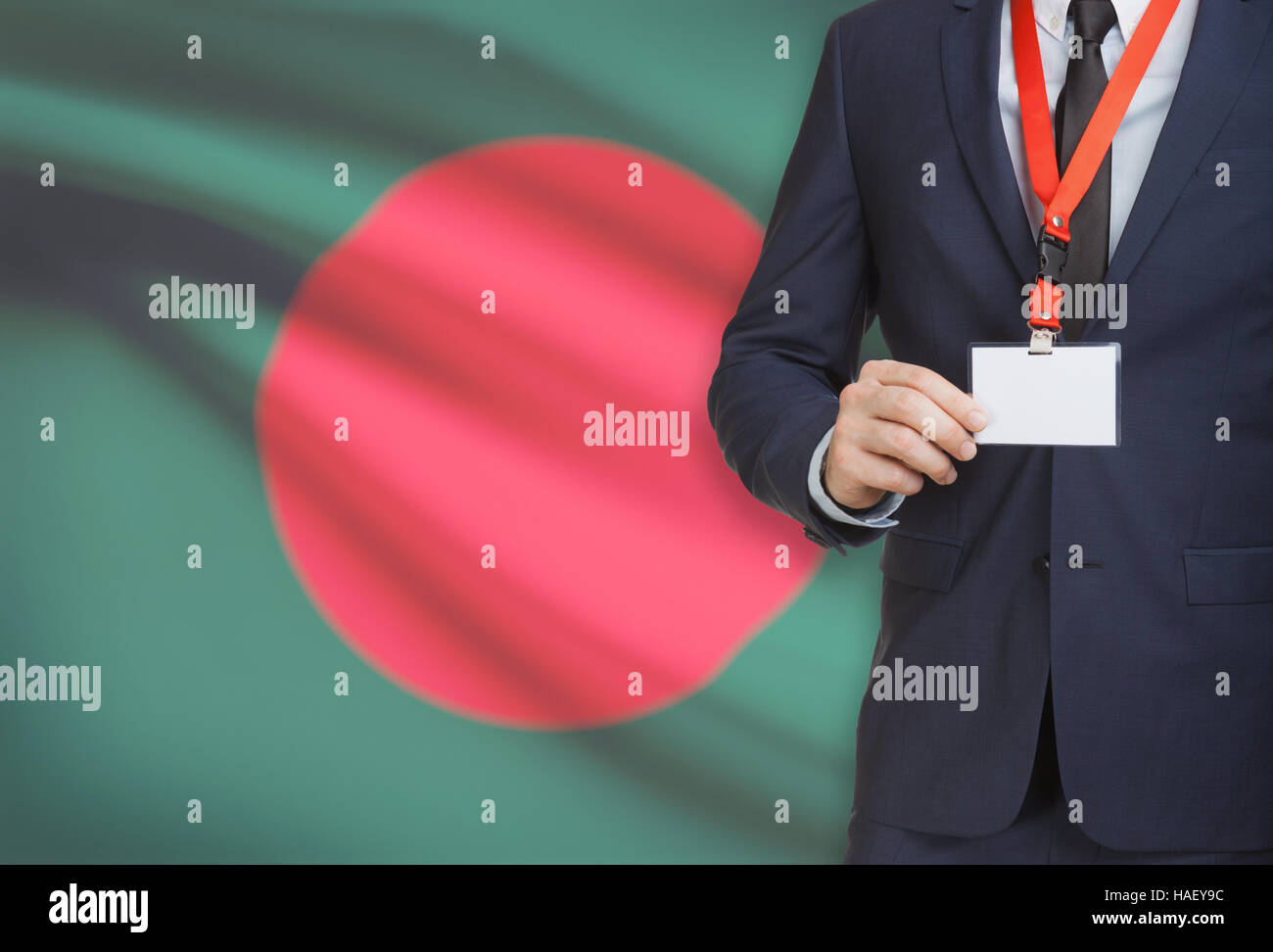 Bangladeshi man holding national flag hi-res stock photography and ...
