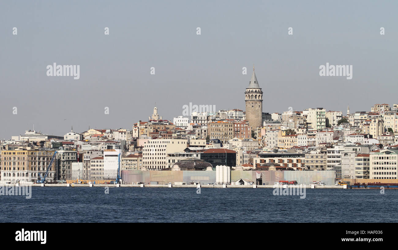 Karakoy and Galata Tower in Istanbul City, Turkey Stock Photo - Alamy