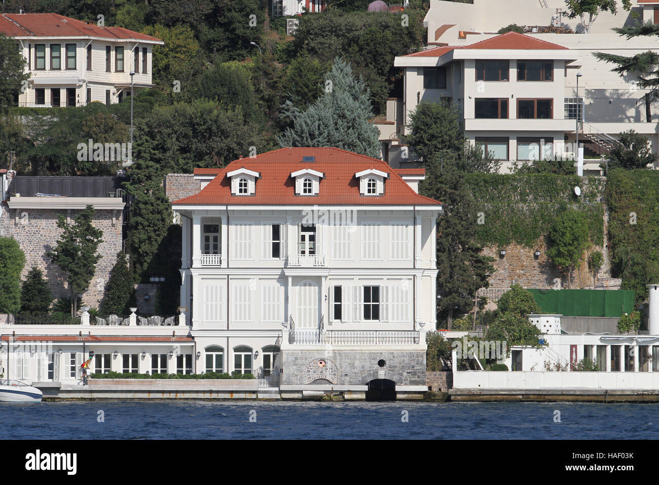 Building in Bosphorus Strait, Istanbul City, Turkey Stock Photo - Alamy