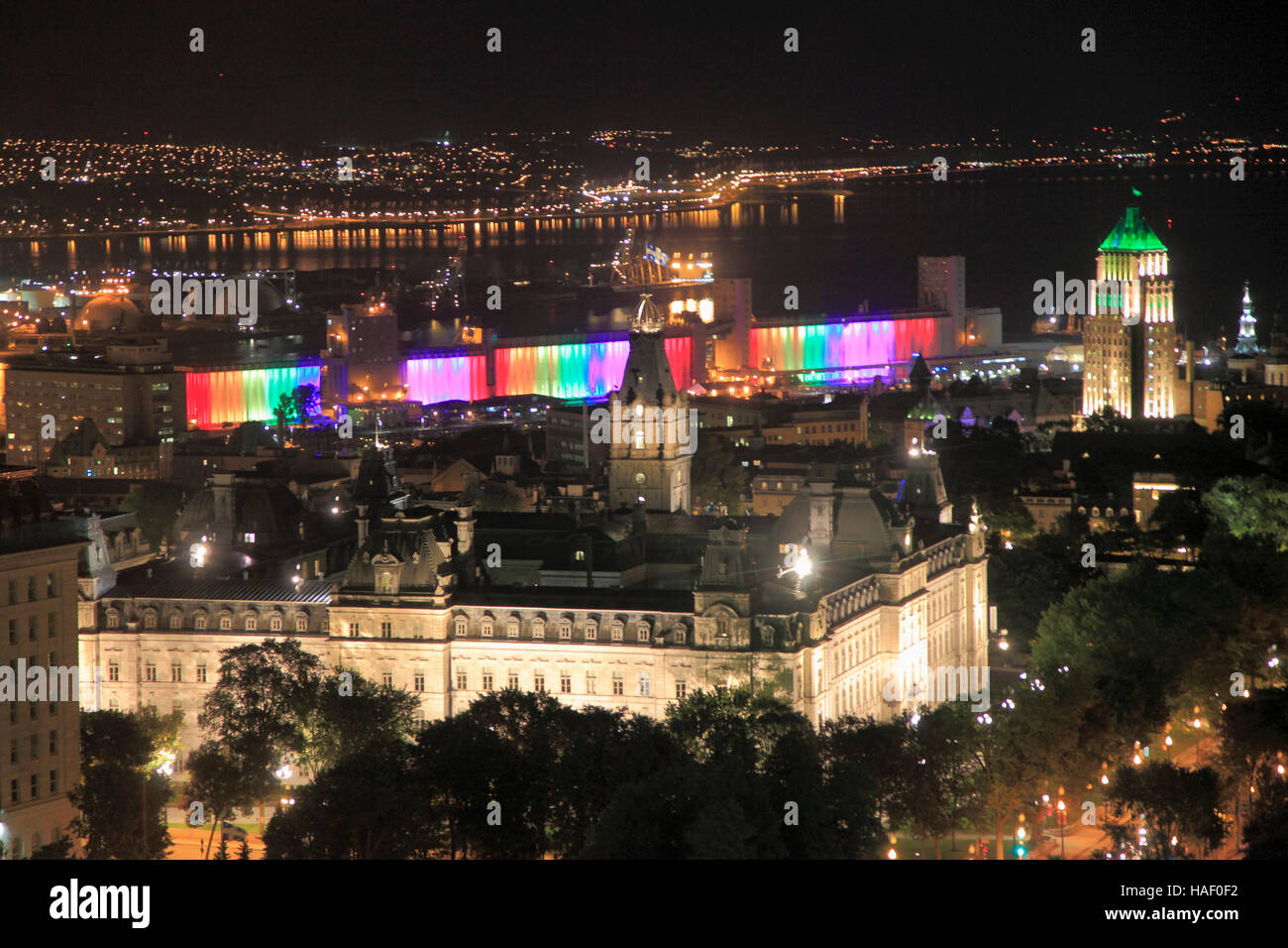 Canada, Quebec City, night, Parliament, general view Stock Photo - Alamy