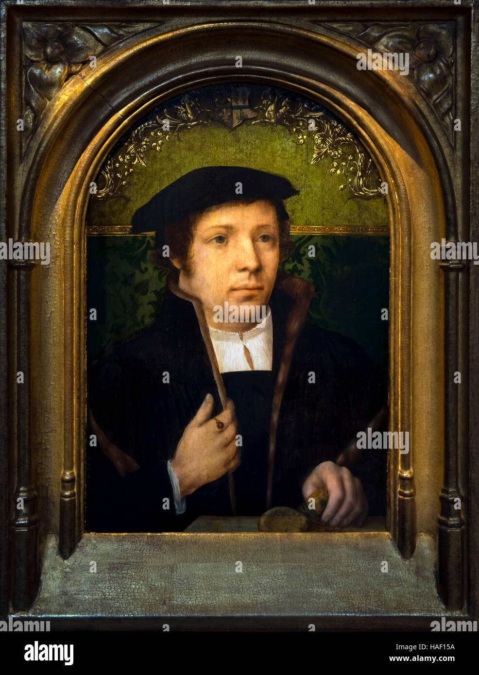 Bartholomeus Rubens, by Jacob van Utrecht, 1530, Rubenshuis, Antwerp ...
