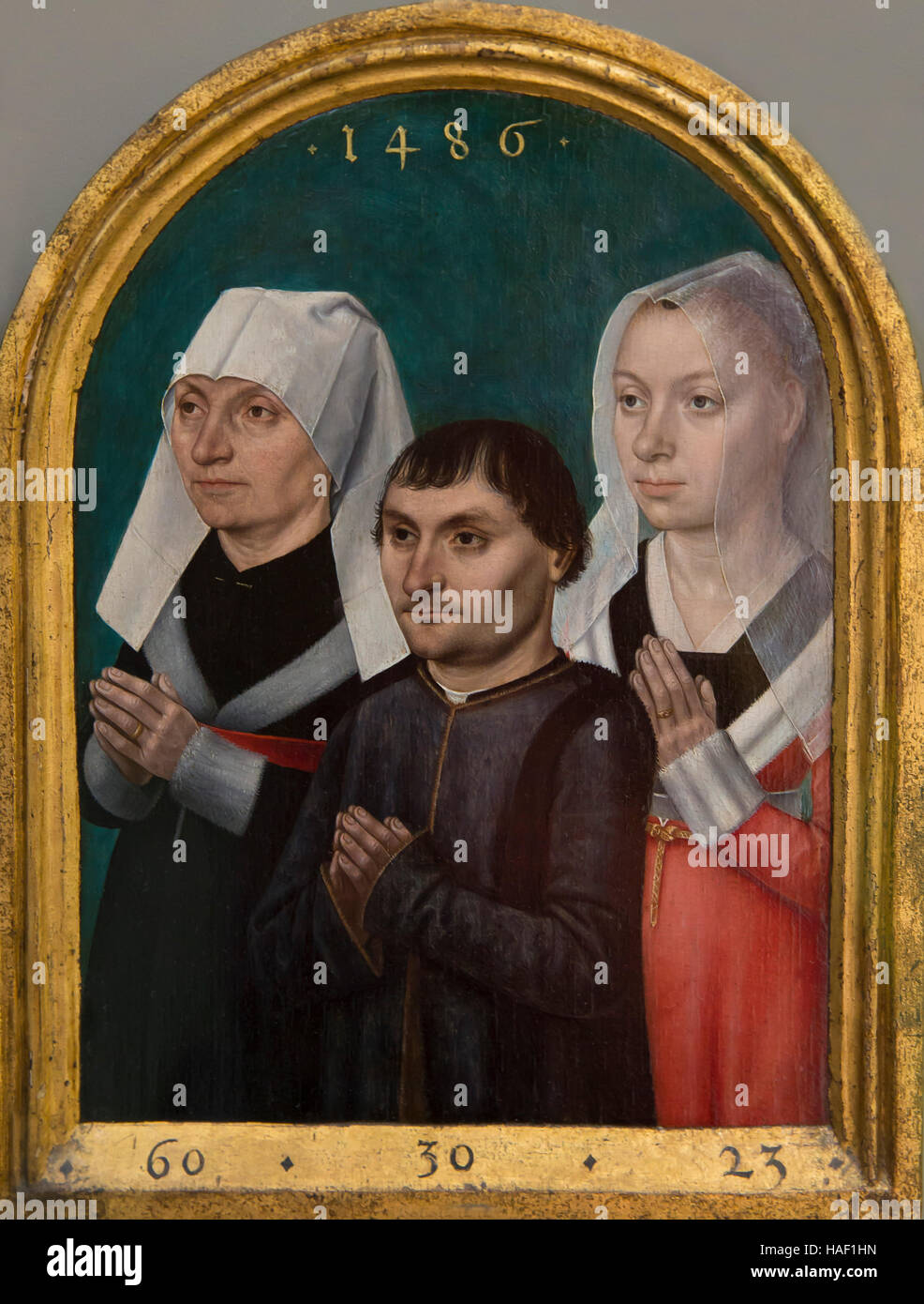 The virgin and child and three donors hi-res stock photography and images - Alamy