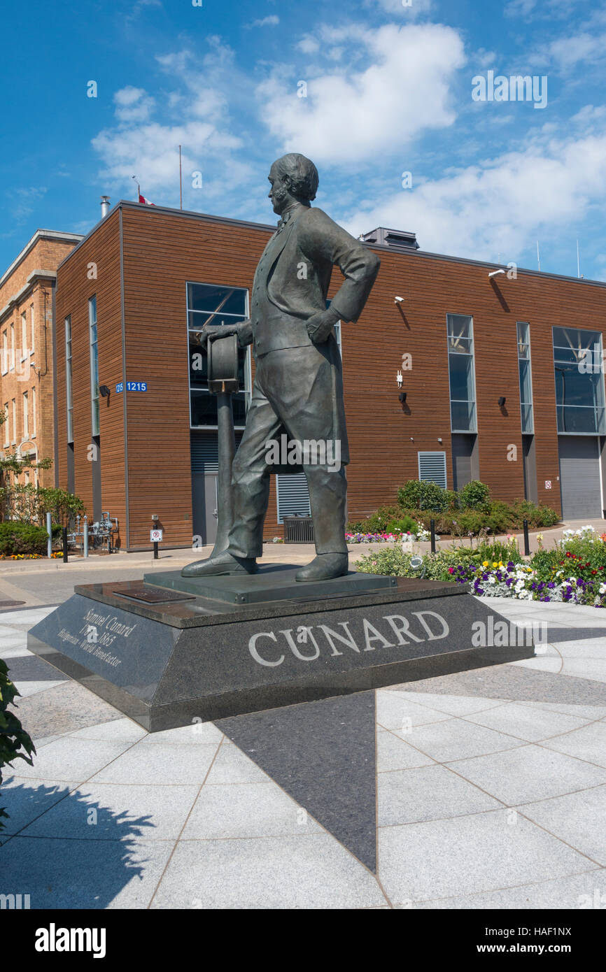 Samuel Cunard statue Halifax Nova Scotia Canada Stock Photo - Alamy