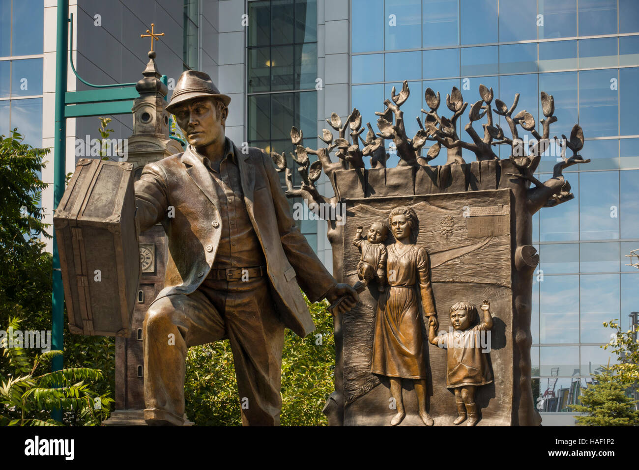 The Emigrant statue Halifax Nova Scotia Canada Stock Photo - Alamy