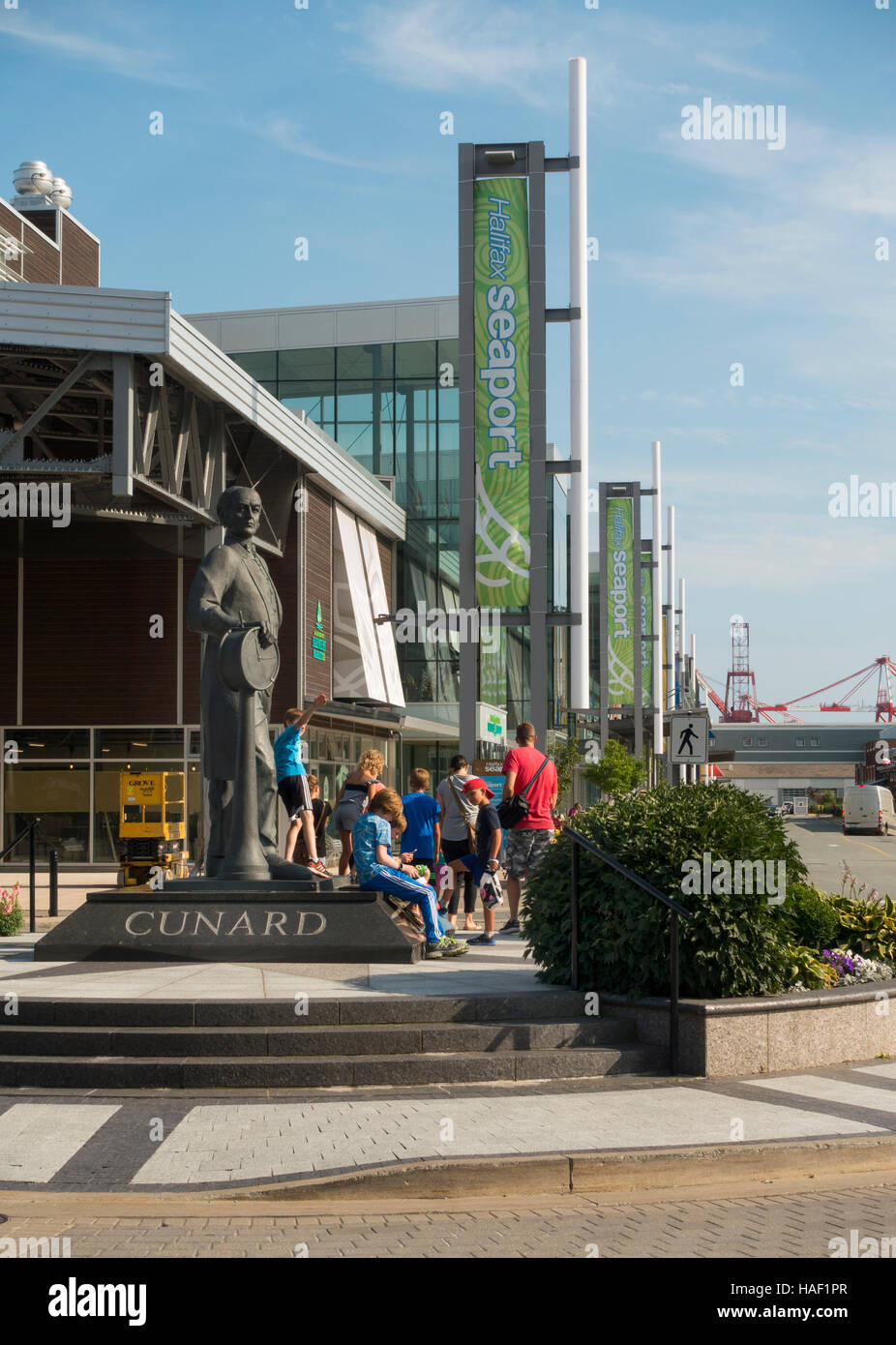 Samuel Cunard statue Halifax Nova Scotia Canada Stock Photo - Alamy