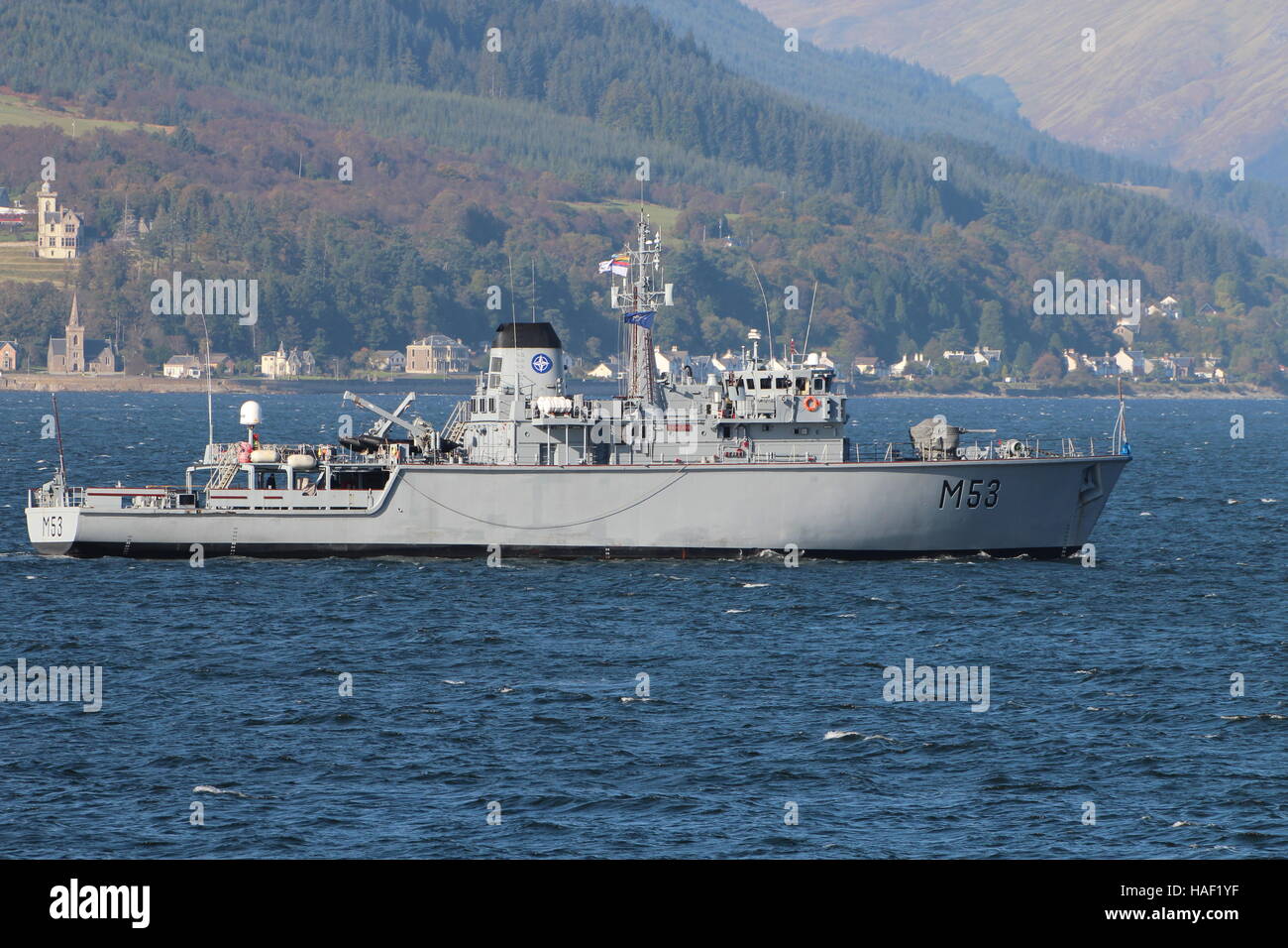 Hunt class mine countermeasures vessel hi-res stock photography and ...