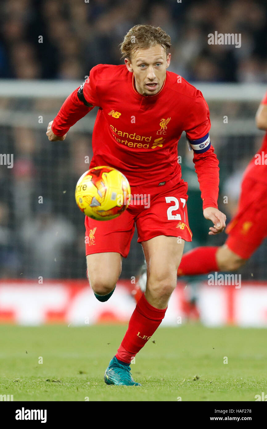Liverpool's Lucas Leiva during the EFL Cup, Quarter Final match at ...