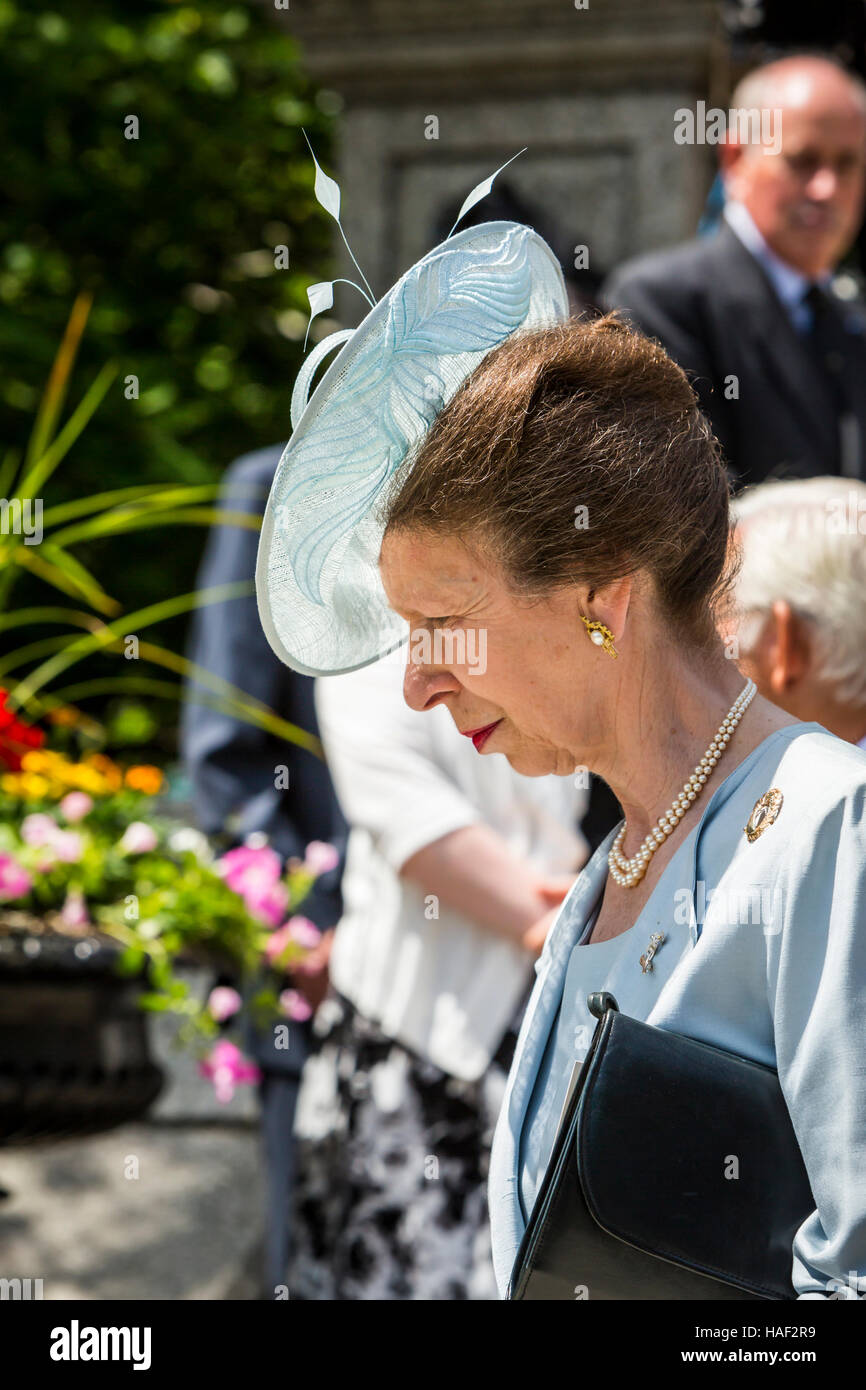 Princess Anne at the Canada Day Remembrance Day service at the War ...