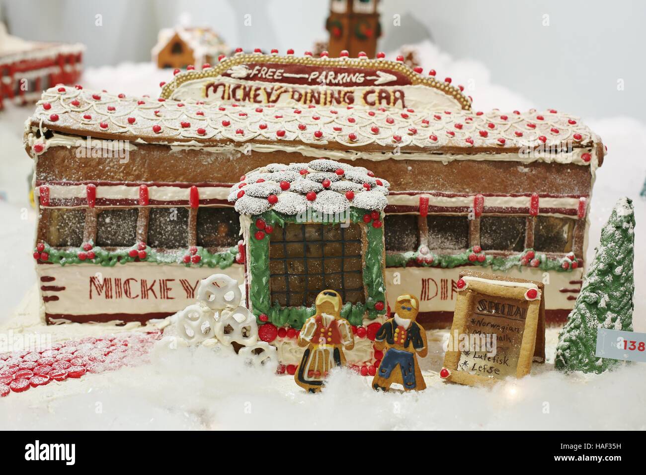 at Gingerbread Wonderland, a gingerbread house competition at Norway ...