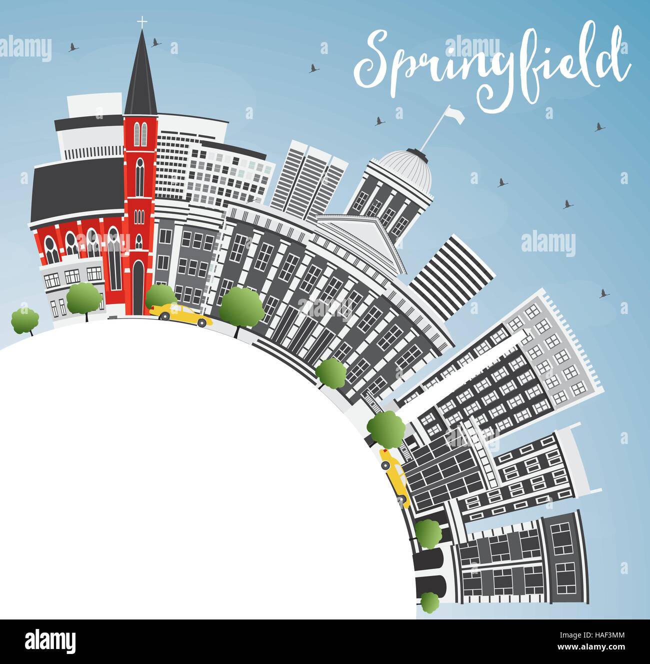 Springfield illinois skyline hi-res stock photography and images - Alamy