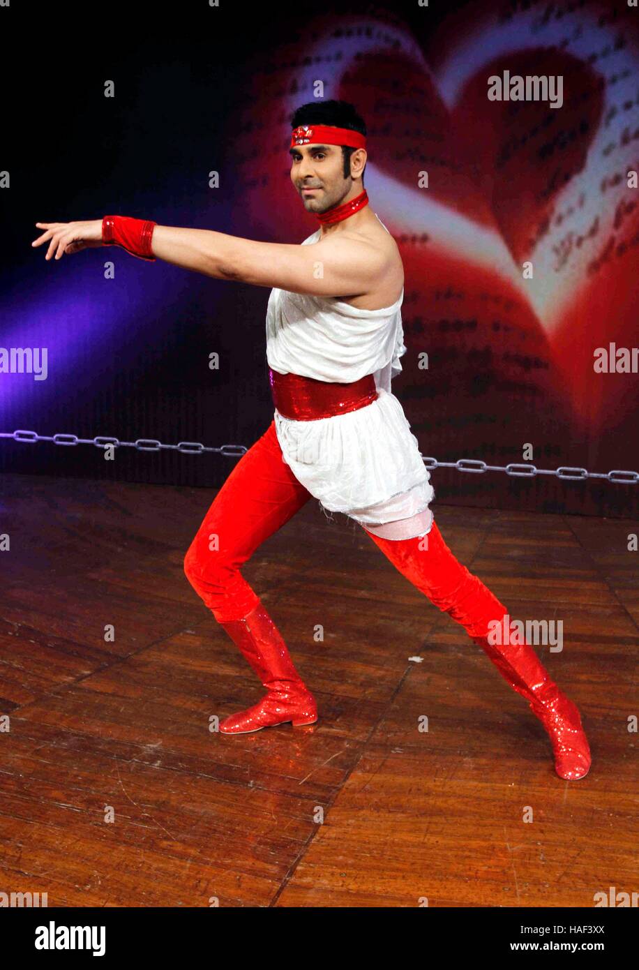 Bollywood choreographer Sandip Soparrkar poses before the dance drama ...