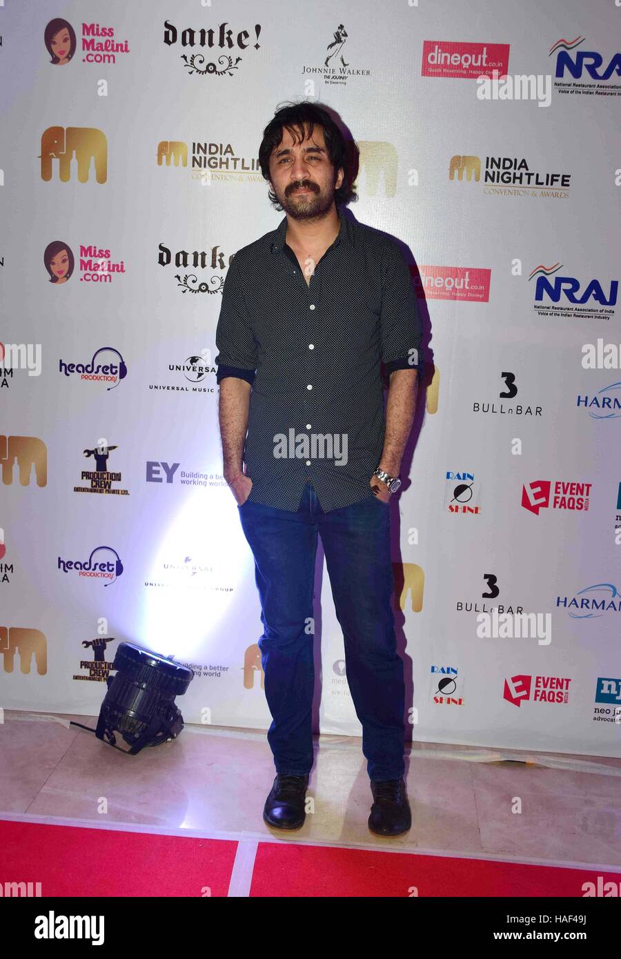 Bollywood actor Siddhanth Kapoor during the India Nightlife Convention ...