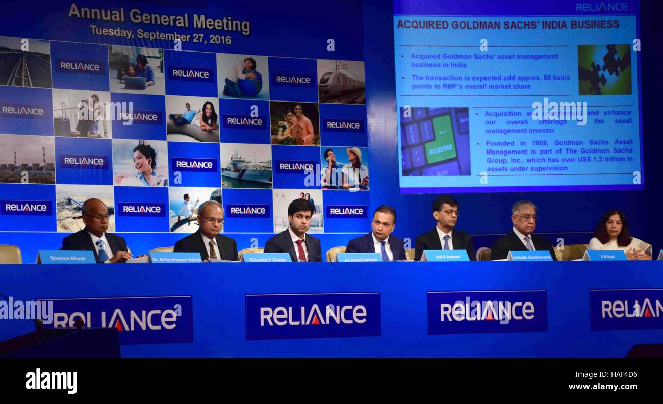 Anil Ambani, Chairman, Reliance Group and Jai Anmol Ambani, Additional ...