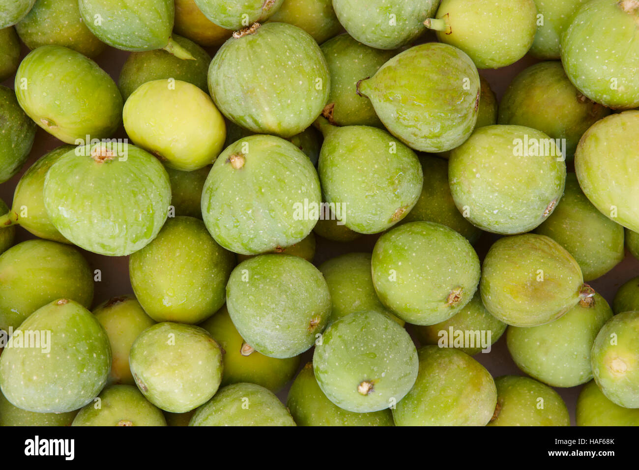 Fresh green figs detail. Horizontal Stock Photo - Alamy