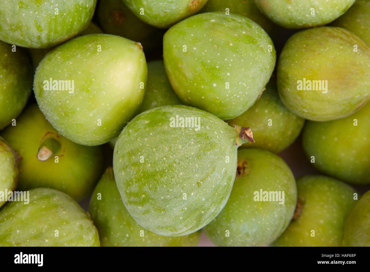 Fresh green figs detail. Horizontal Stock Photo - Alamy