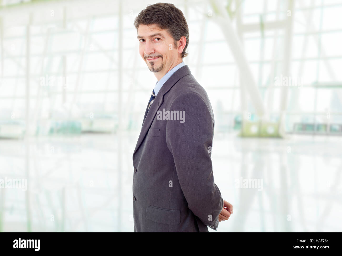 young business man portrait at the office Stock Photo - Alamy