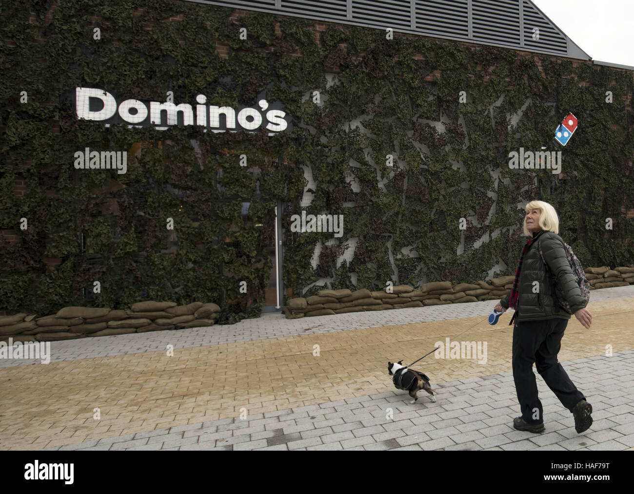 EDITORIAL USE ONLY Jack Russell Max, with owner Jo Graves, sniffs out ...