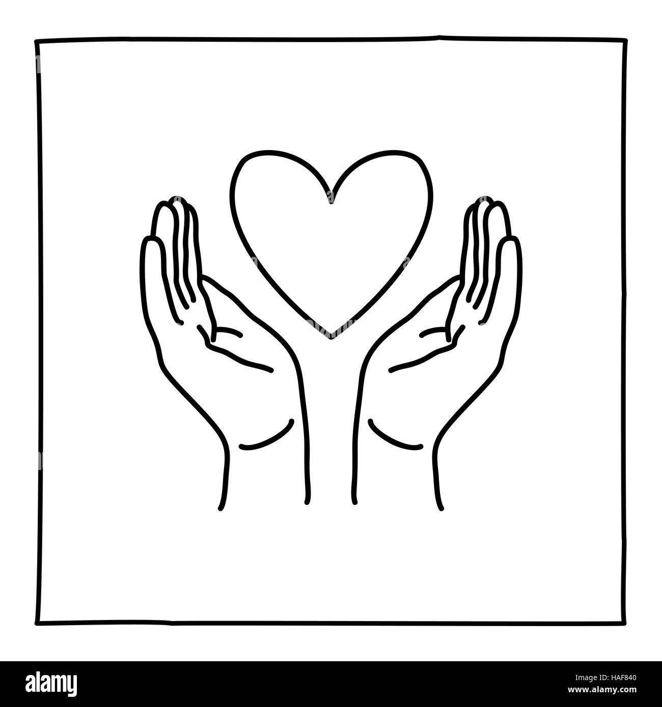 Graphic abstract charity Black and White Stock Photos & Images - Alamy