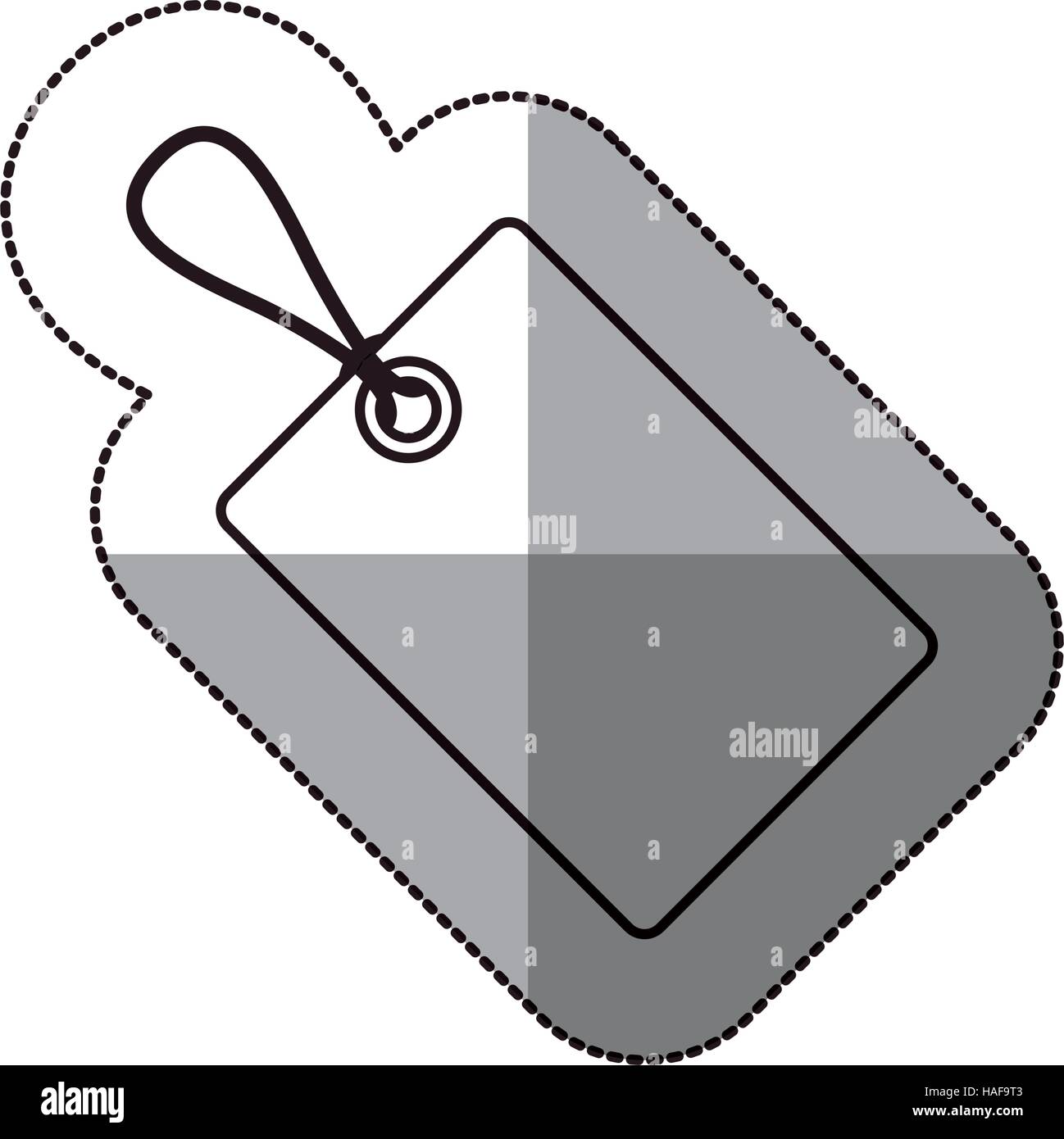 Hang label icon. Tag banner product and decoration theme. Isolated ...